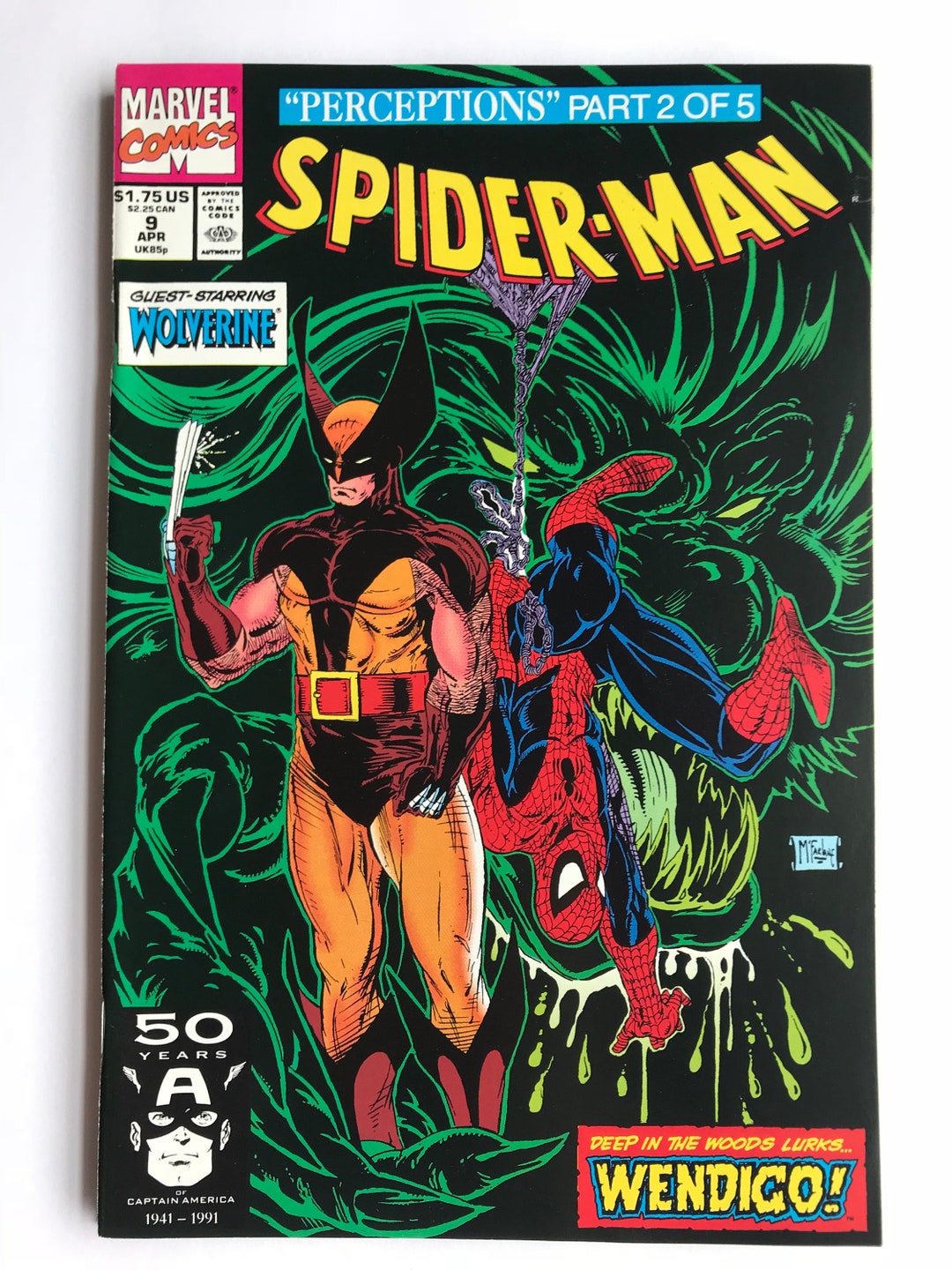 Todd Mcfarlane's Spider-man 9 Highly Sought Issue first Prints, Vf/near ...