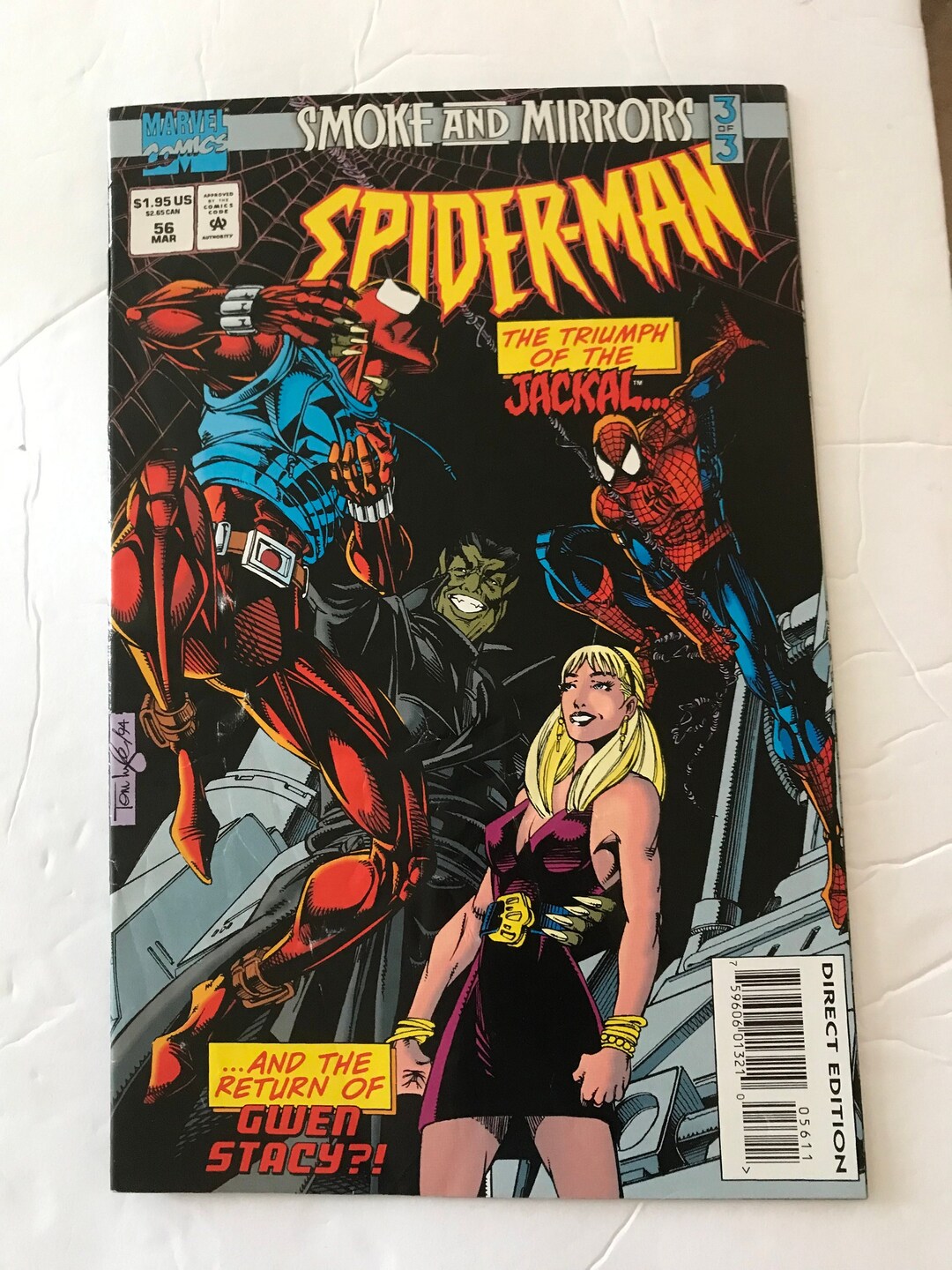 Spider-man 56 Ben Reilly Smoke and Mirrors marvel Comic Book, First ...