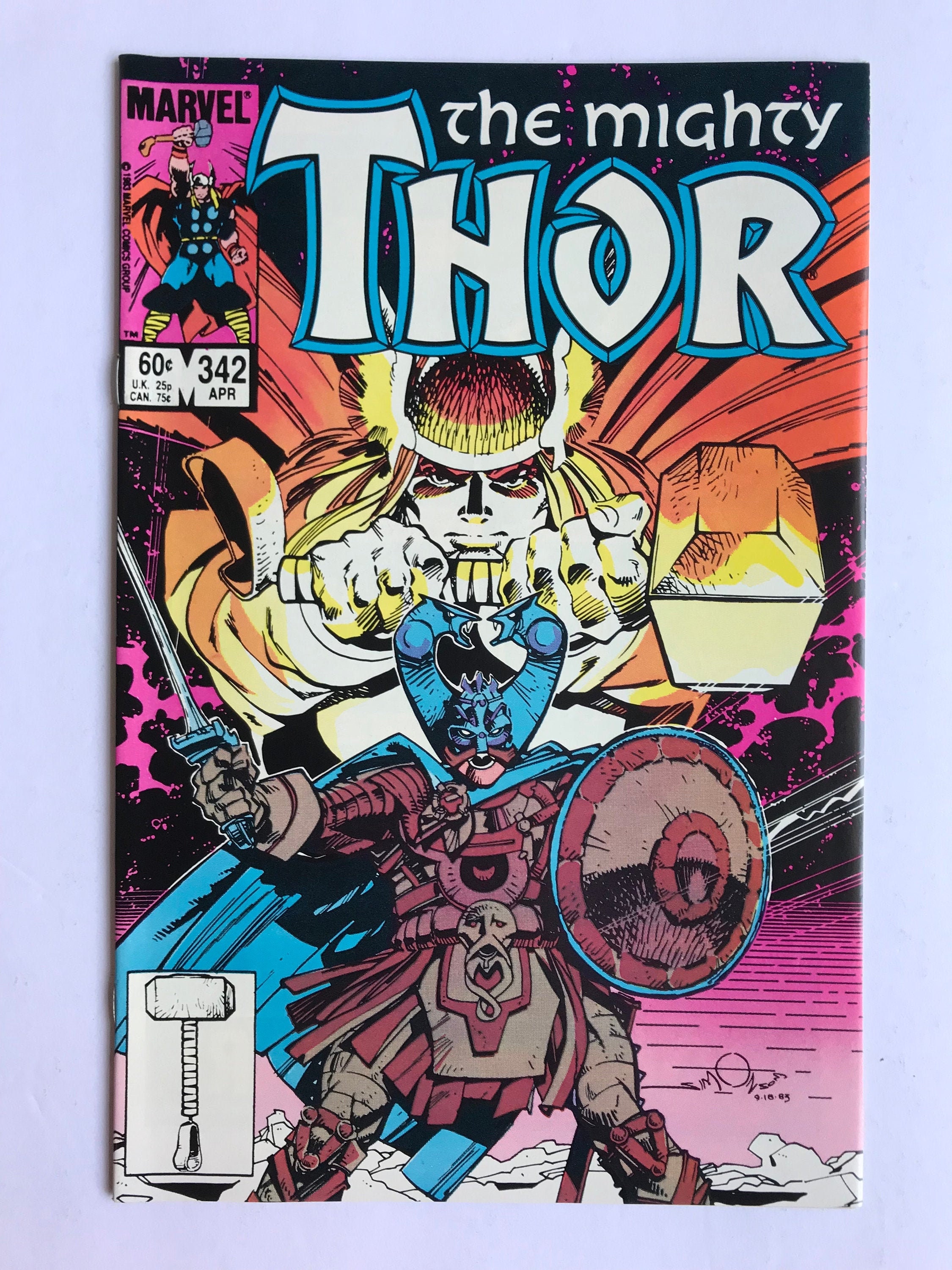 The Mighty Thor Comic Art