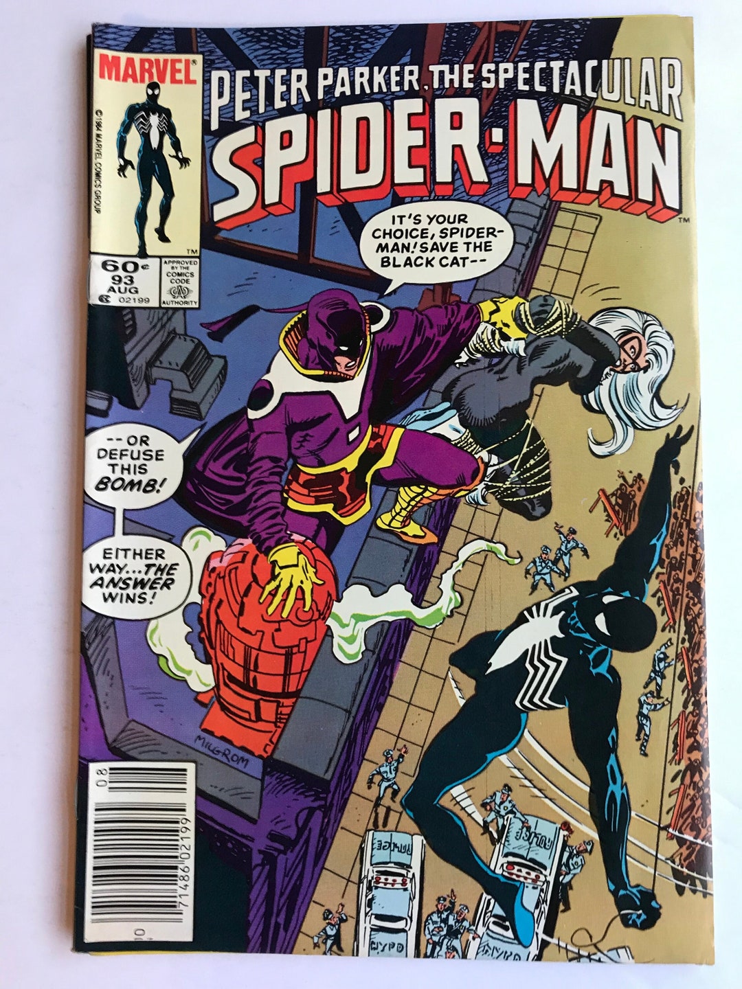 Rare Spectacular Spider-man 93 Newsstand Edition cloak and Dagger ...