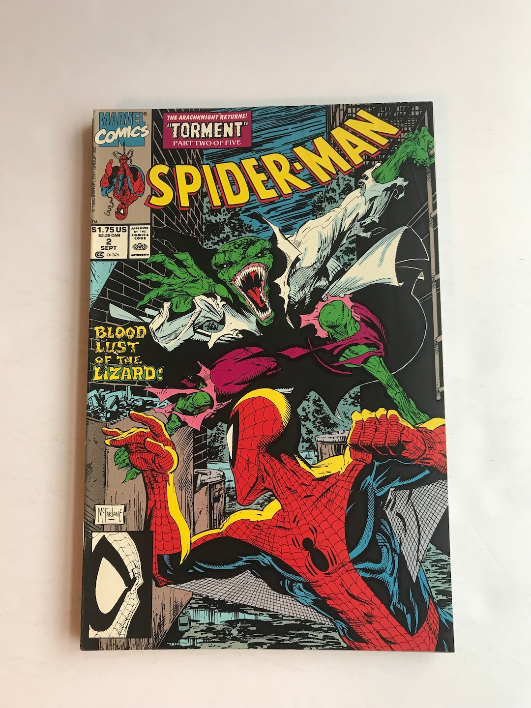 Todd Mcfarlane Spider-man 2 spider-man Torment, VF Condition, Marvel ...