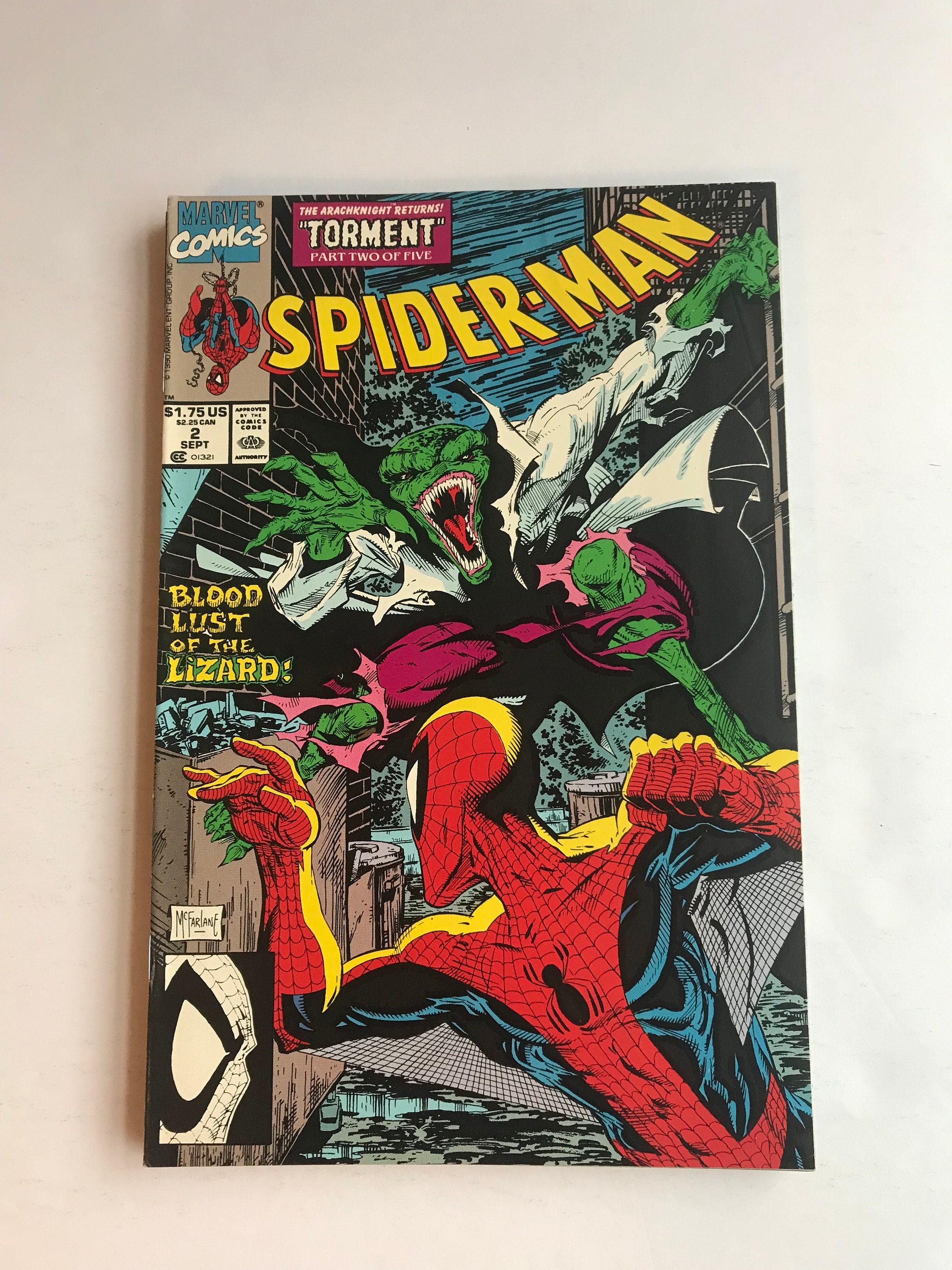 Spiderman Vs Lizard Comic