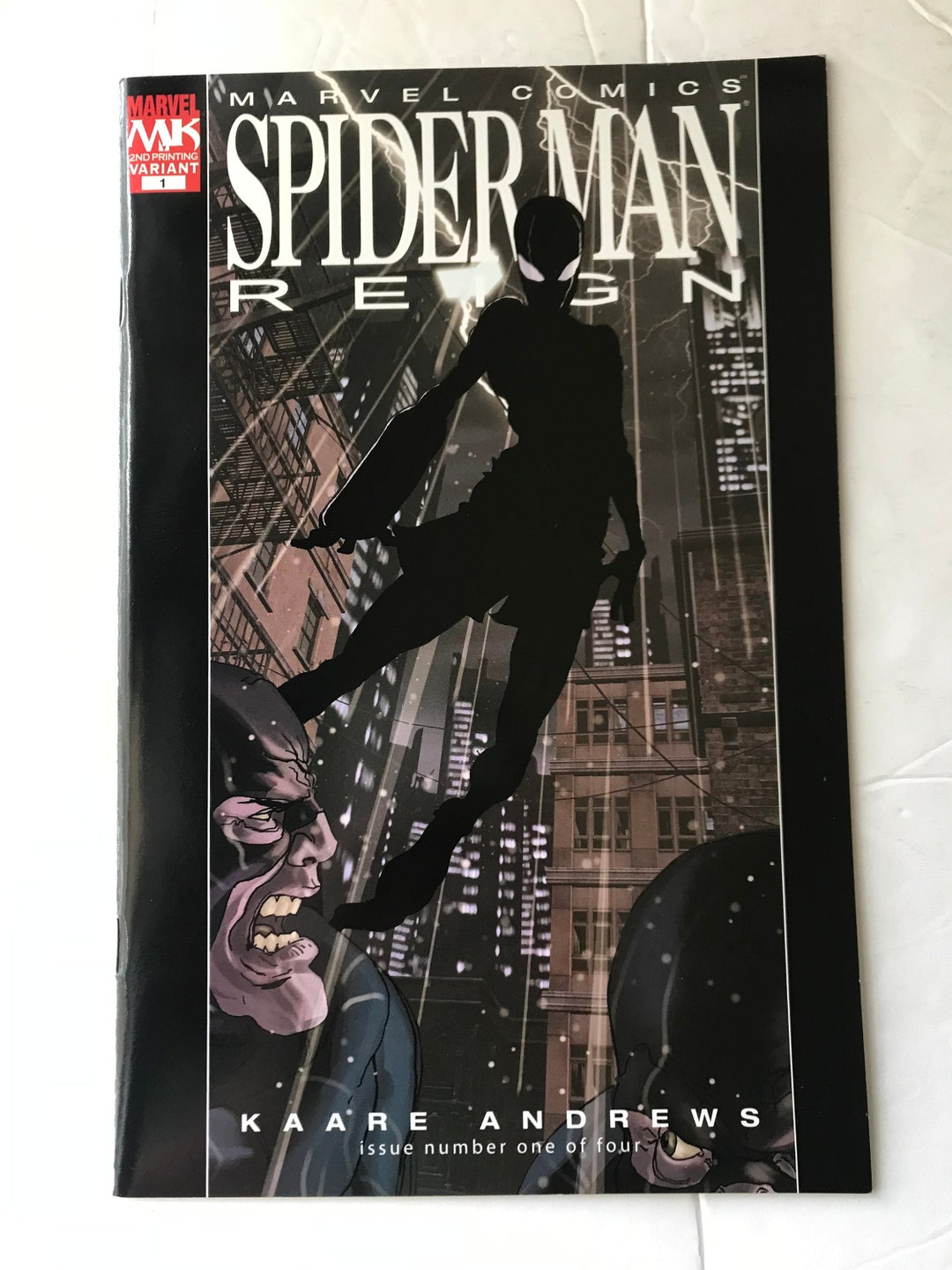 Spider-man Reign: Low Print Run Second Print Variant Cover Kaare ...