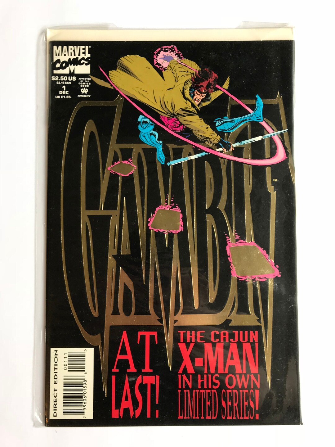 Gambit 1 Gold Embossed Cover First Ever Solo Series - Etsy