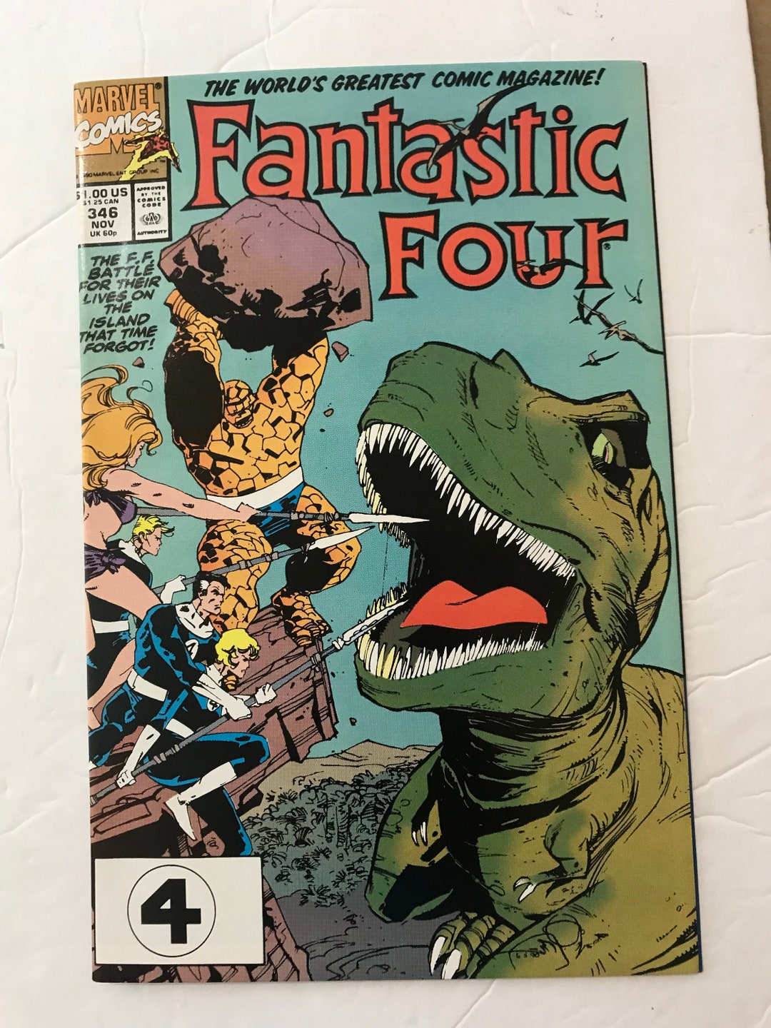 Fantastic Four Comic Issue 346 - First Appearance of the TVA! - Loki ...