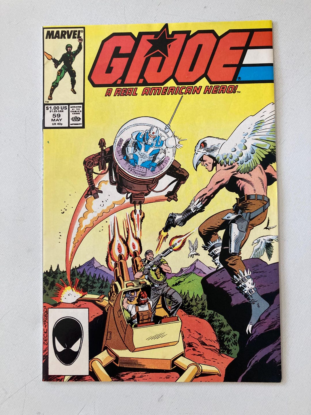 GI Joe #59: First Appearance of Jinx! (marvel Comic, 1985) - Etsy