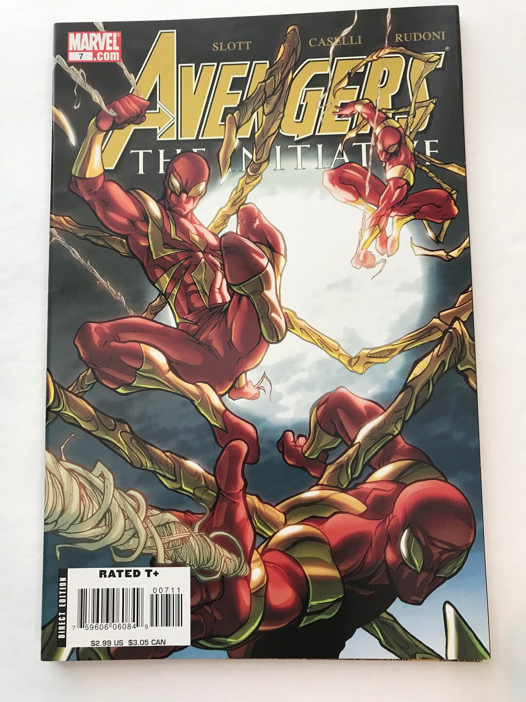 Avengers Initiative 7 Three Iron Spiders Cover VF/NM - Etsy