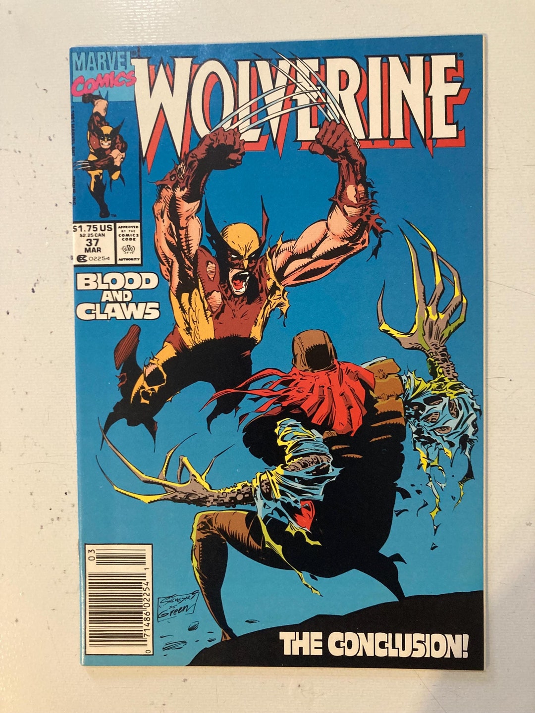 Rare Wolverine 37 Newsstand Edition Blood and Claws Part 3 Lady ...