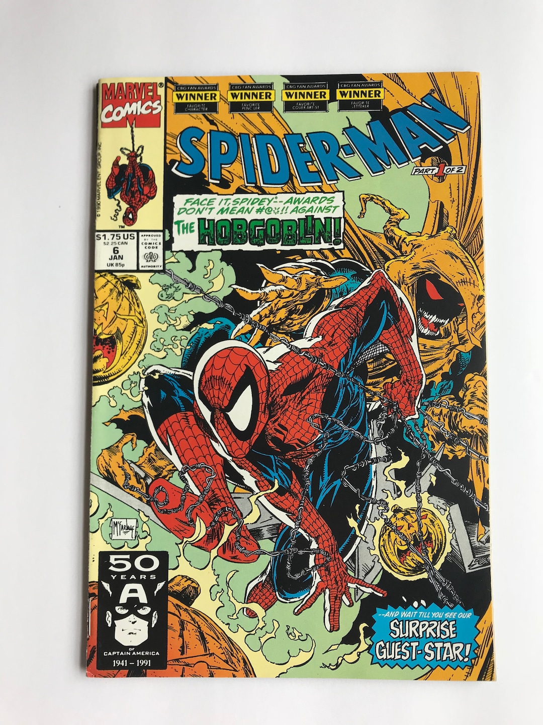 Todd Mcfarlane Spiderman 6 (spider-men Vs the Hobgoblin Vs Ghost Rider, VF/NM, Marvel Comics) - Etsy