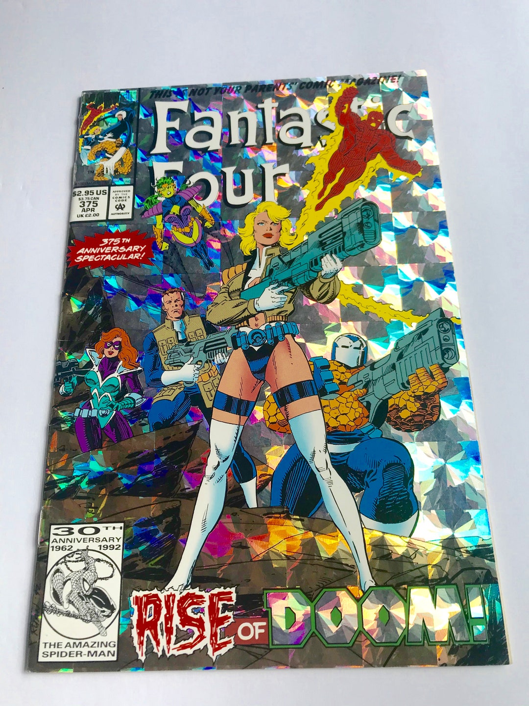 Fantastic Four Comic Issue 375 - Giant Size - Prism Cover - New FF ...