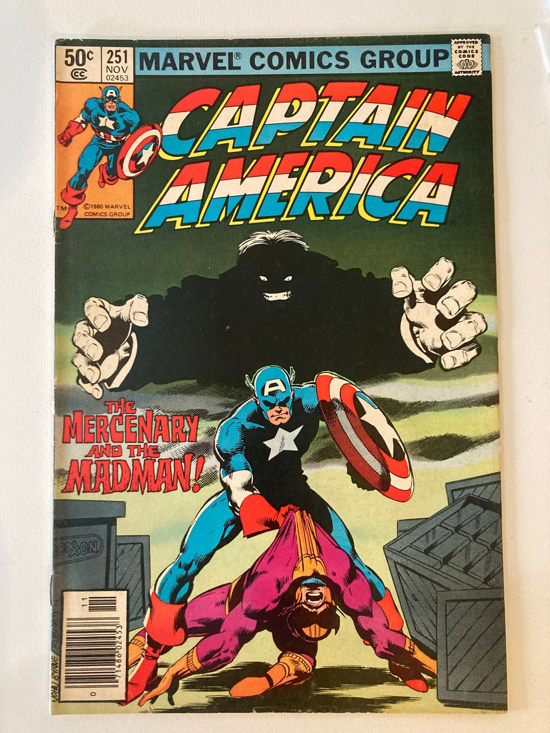 Captain America 251 - John Byrne Art! (1982, VF Condition, Marvel ...