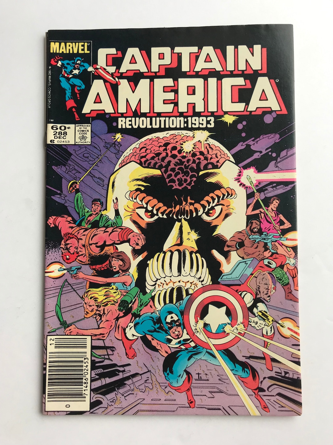 Captain America 288 (rare Newsstand Editions, VF Condition, Marvel ...