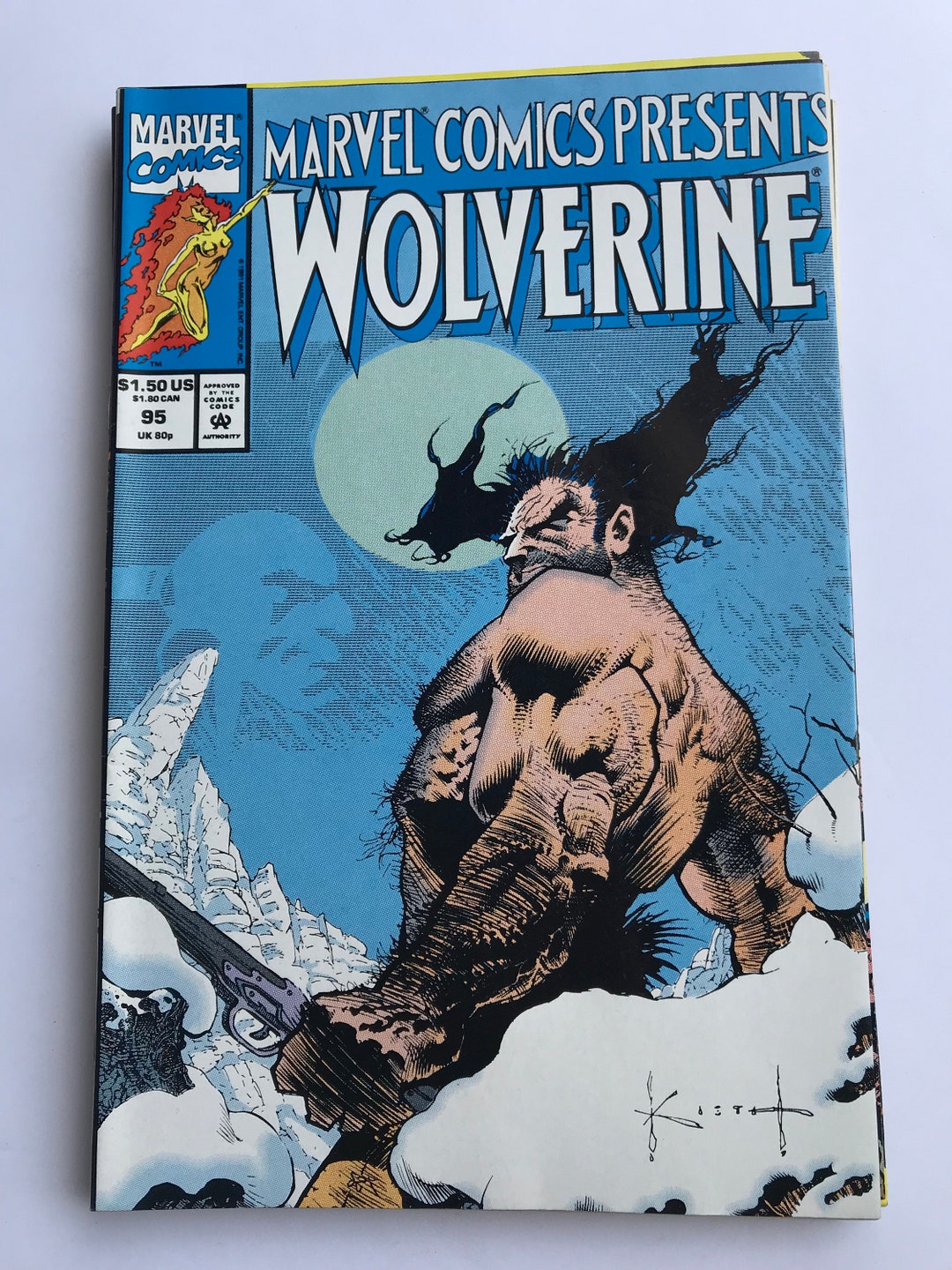 Marvel Comics Presents: Wolverine 95 Sam Keith Art - Yellow Costume ...