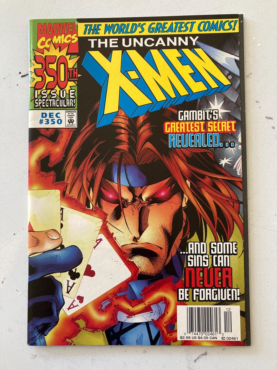 Rare Uncanny X-men 350 - Newsstand Edition Joe Madureira (gambit's Past ...