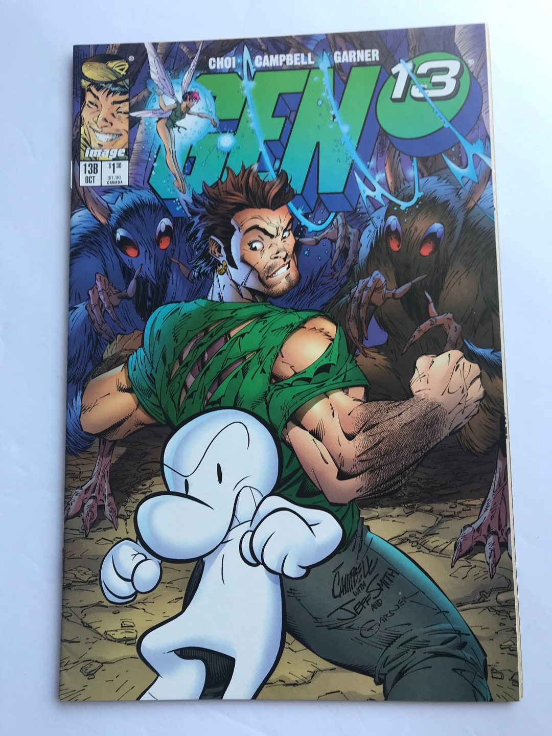 GEN 13 - #13B J. Scott Campbell - Ft. Spawn, Teenage Mutant Ninja ...