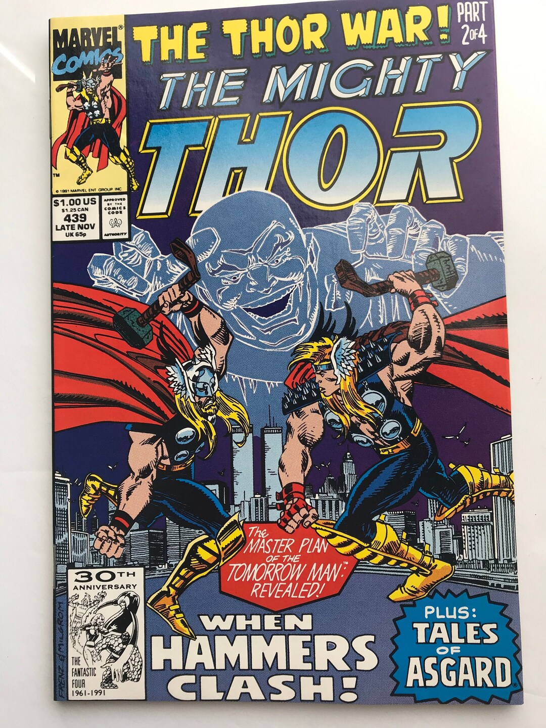 The Mighty Thor 436 - Thor War Part 2 (1992, VF Condition, Marvel ...