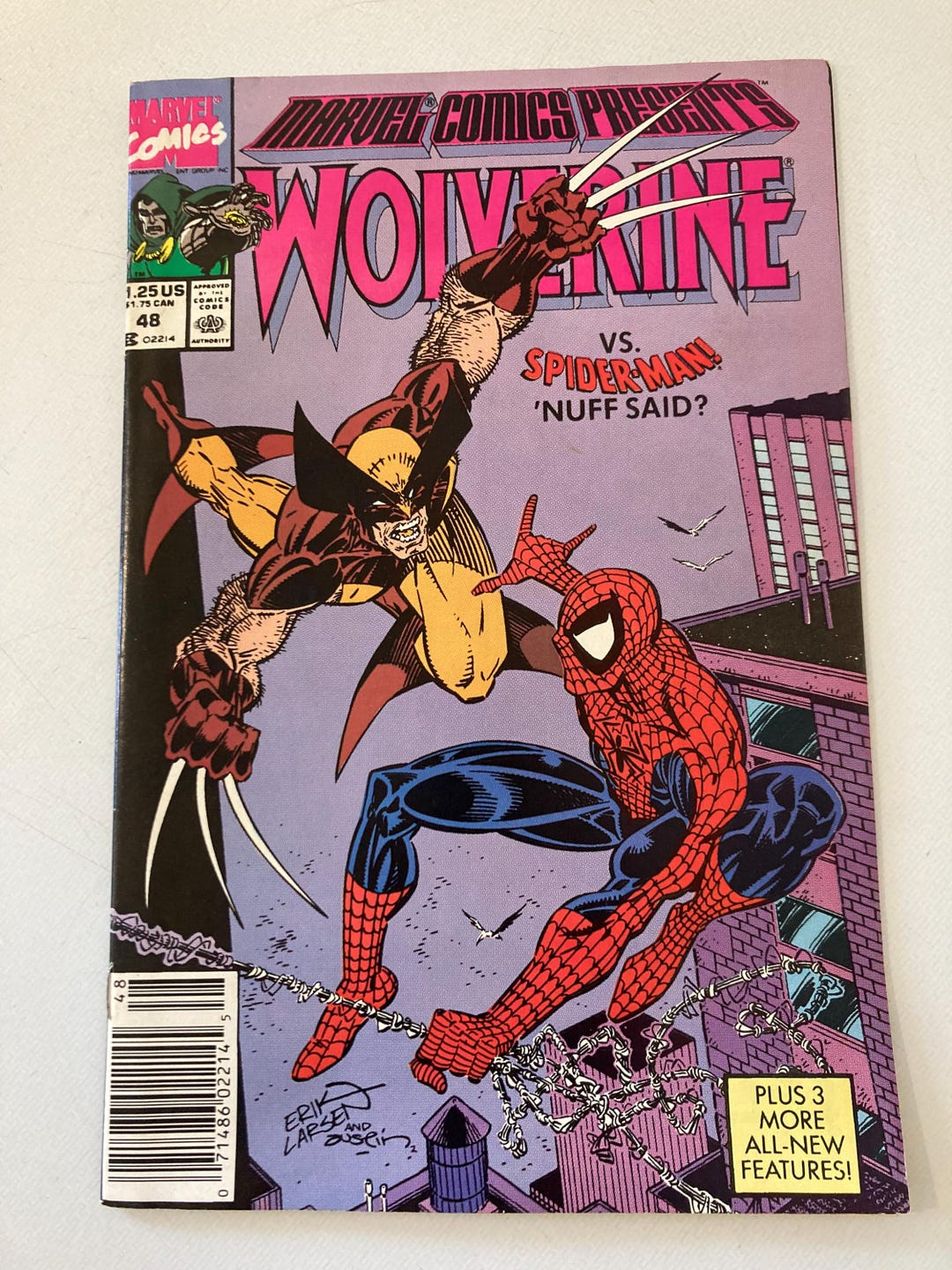 Rare Marvel Comics Presents: Wolverine and Spider-man 48 - Newsstand ...