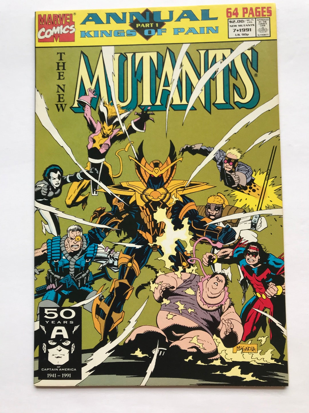 New Mutants King of Pain Annual - Mike Mignola (first Printings, Very ...