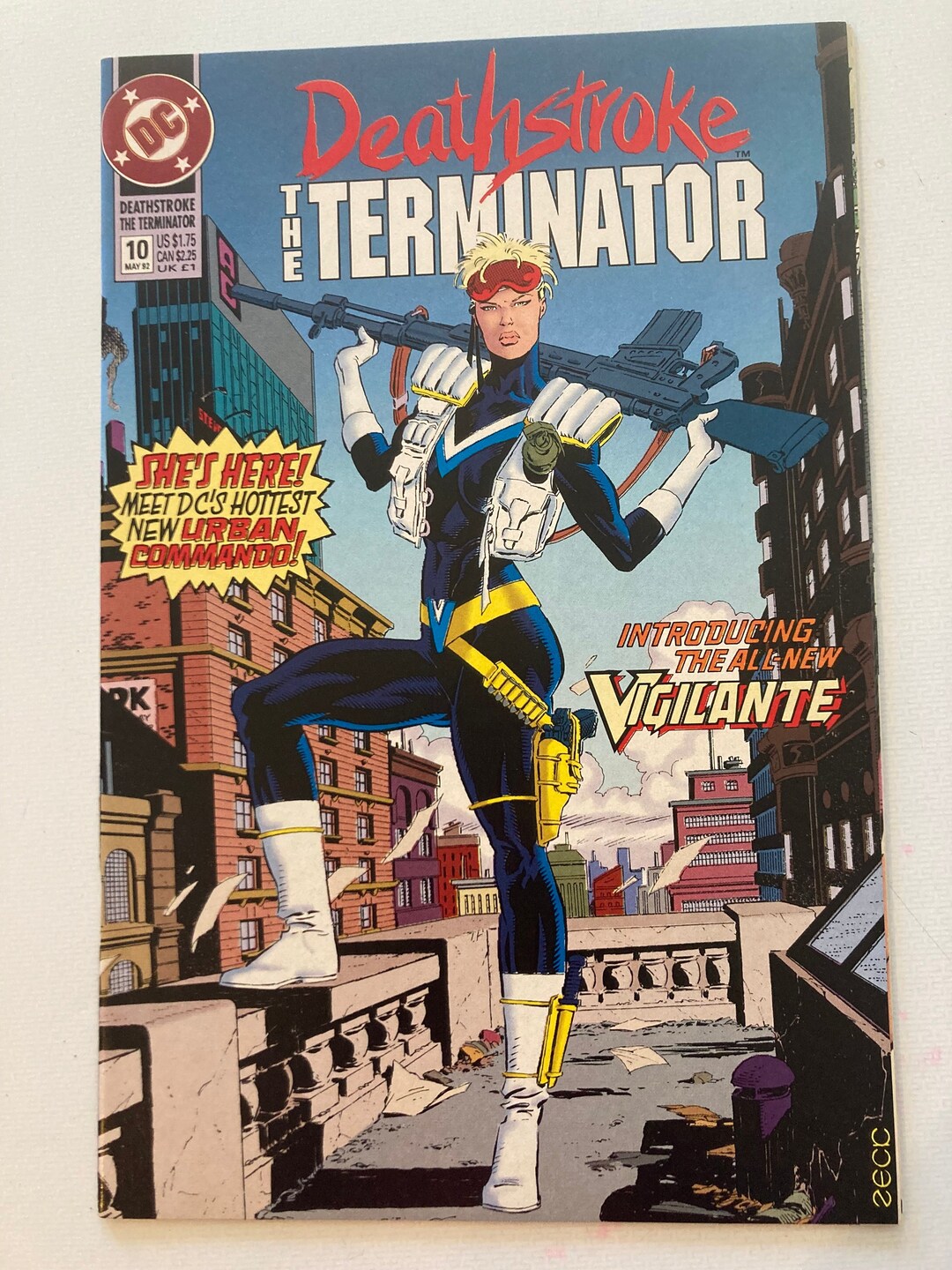 Deathstroke the Terminator 10 - Mike Zeck Cover Art - First Appearance ...