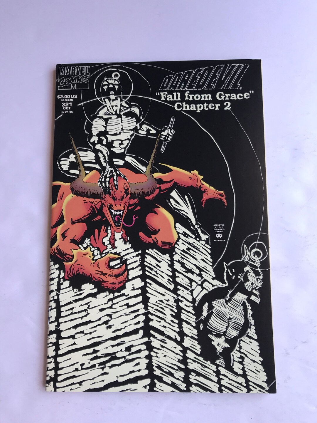 Daredevil 321 Glow in the Dark Cover - New Costume! (fall From Grace ...