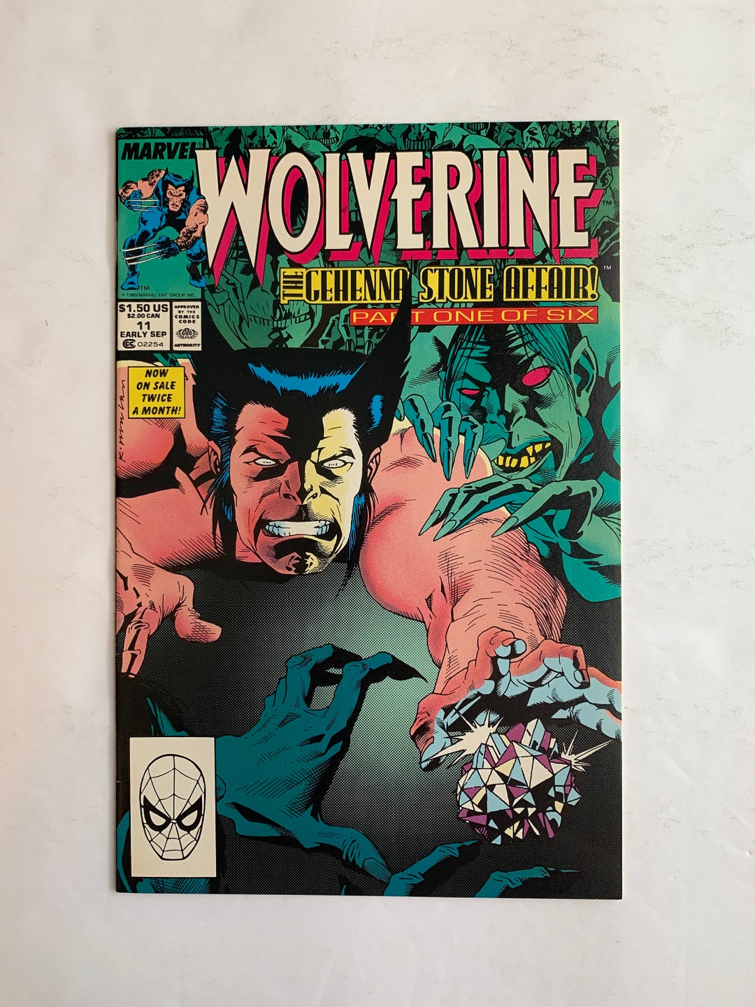 Wolverine 11 - the Gehenna Stone Affair Part 1 (VF/NM Condition, Marvel ...