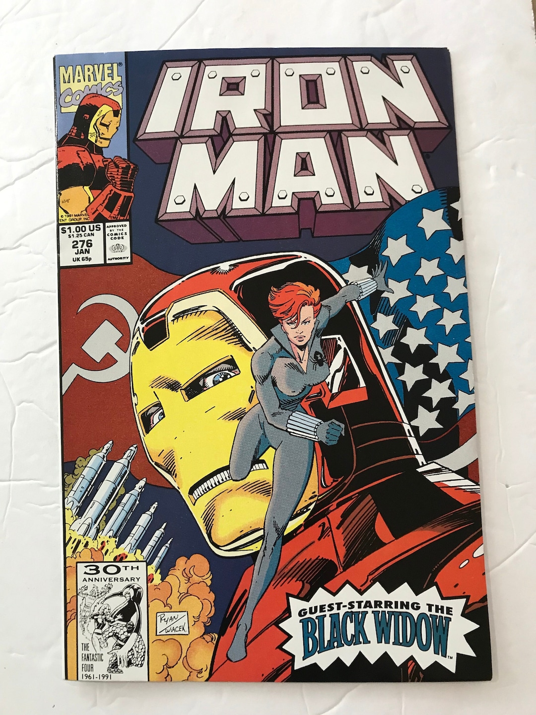 Iron Man 276 - Black Widow (1986, VF/NM Condition, Marvel Comic Book ...