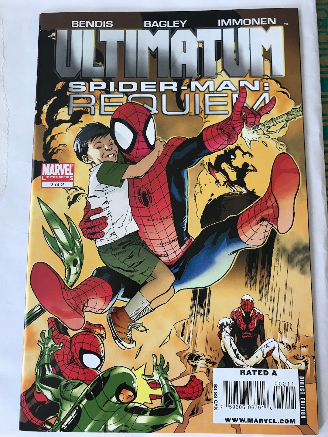 Ultimate Spider-man Requiem Part 2 of 2 (ultimatum, Vf/near Mint, Death ...