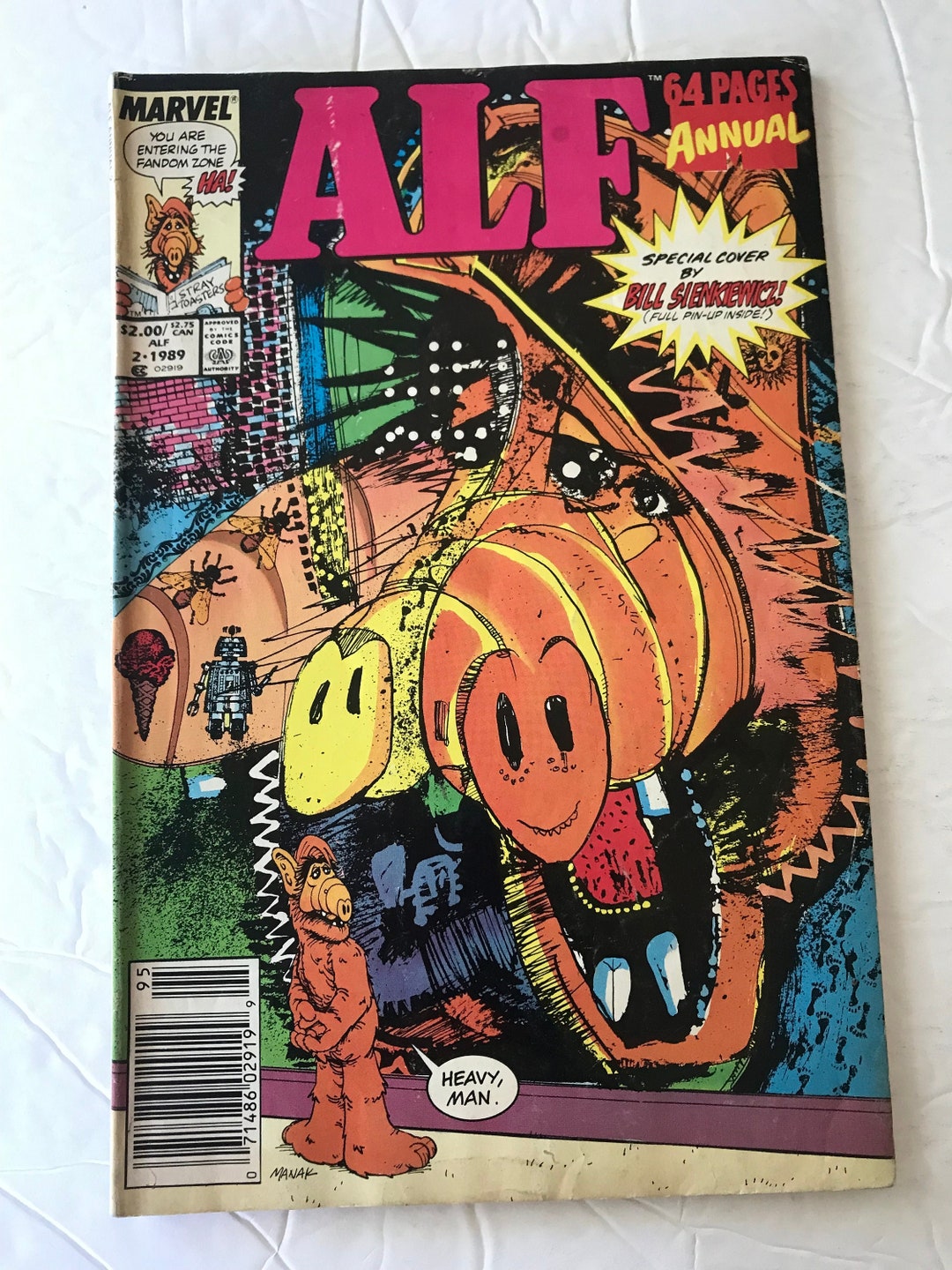 Rare ALF Giant Sized Annual - 2 - Newsstand Edition (first Issue, VF/FN ...