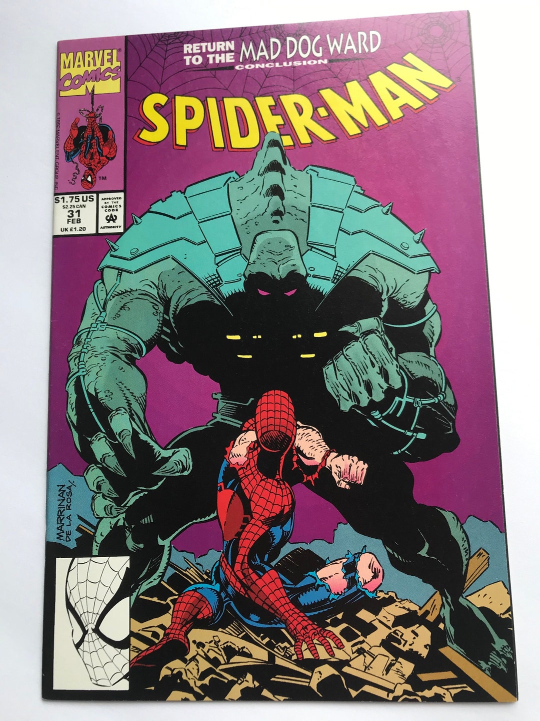 Spider-man 31 Return to the Mad Dog Ward Part 3 of 3 first - Etsy