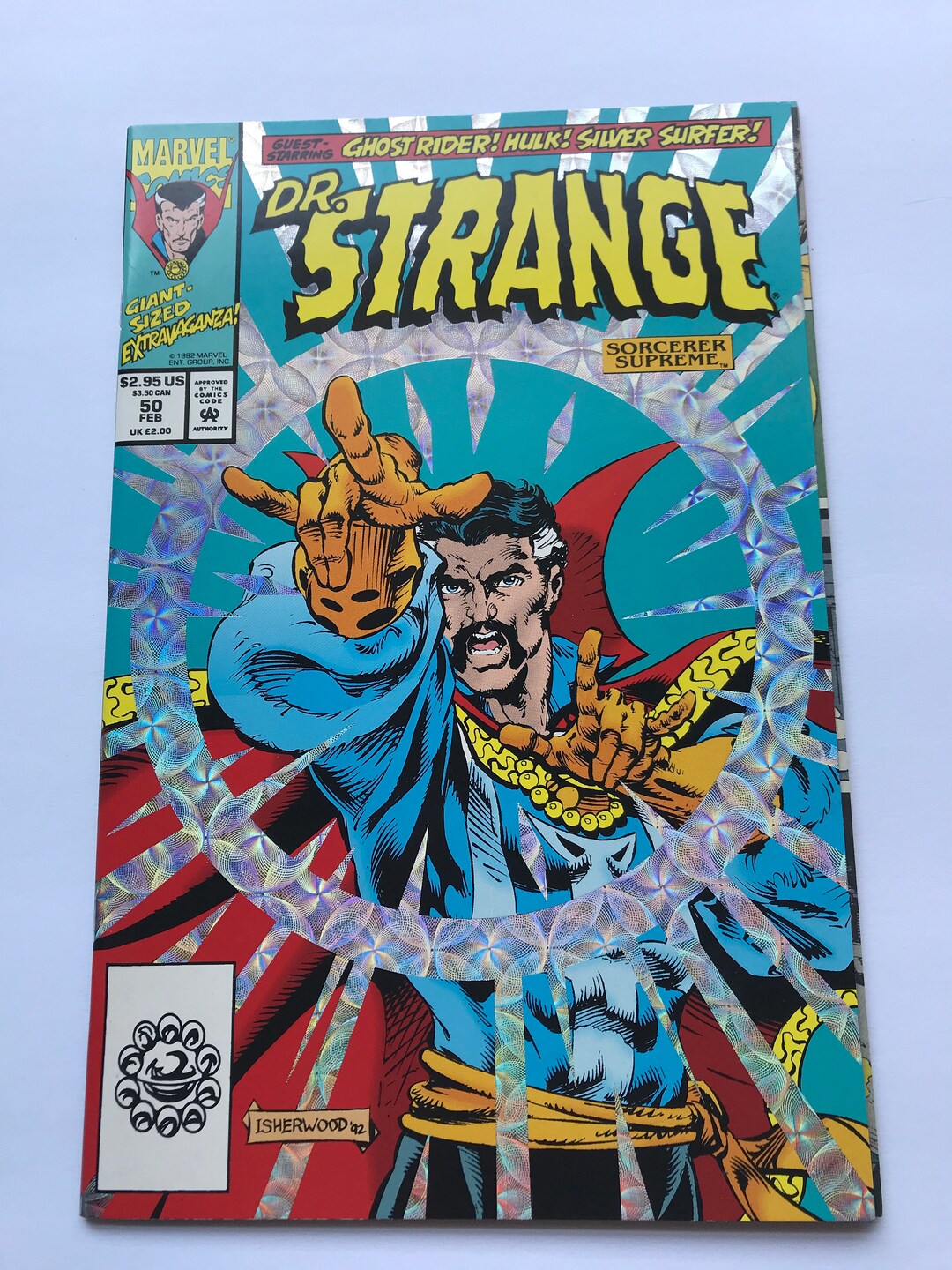 Dr. Strange 50 Fantastic Prism Cover Highly Sought Issue 1991, VF/NM ...