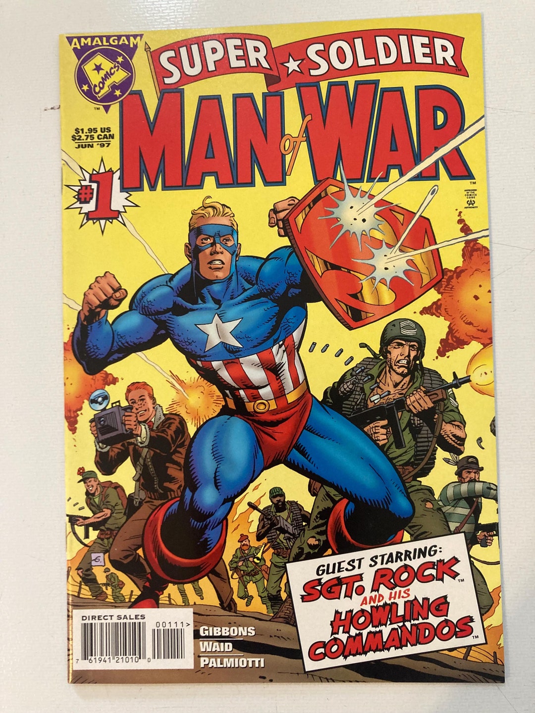 Super Soldier Man of War 1 superman, Captain America, Marvel and DC ...