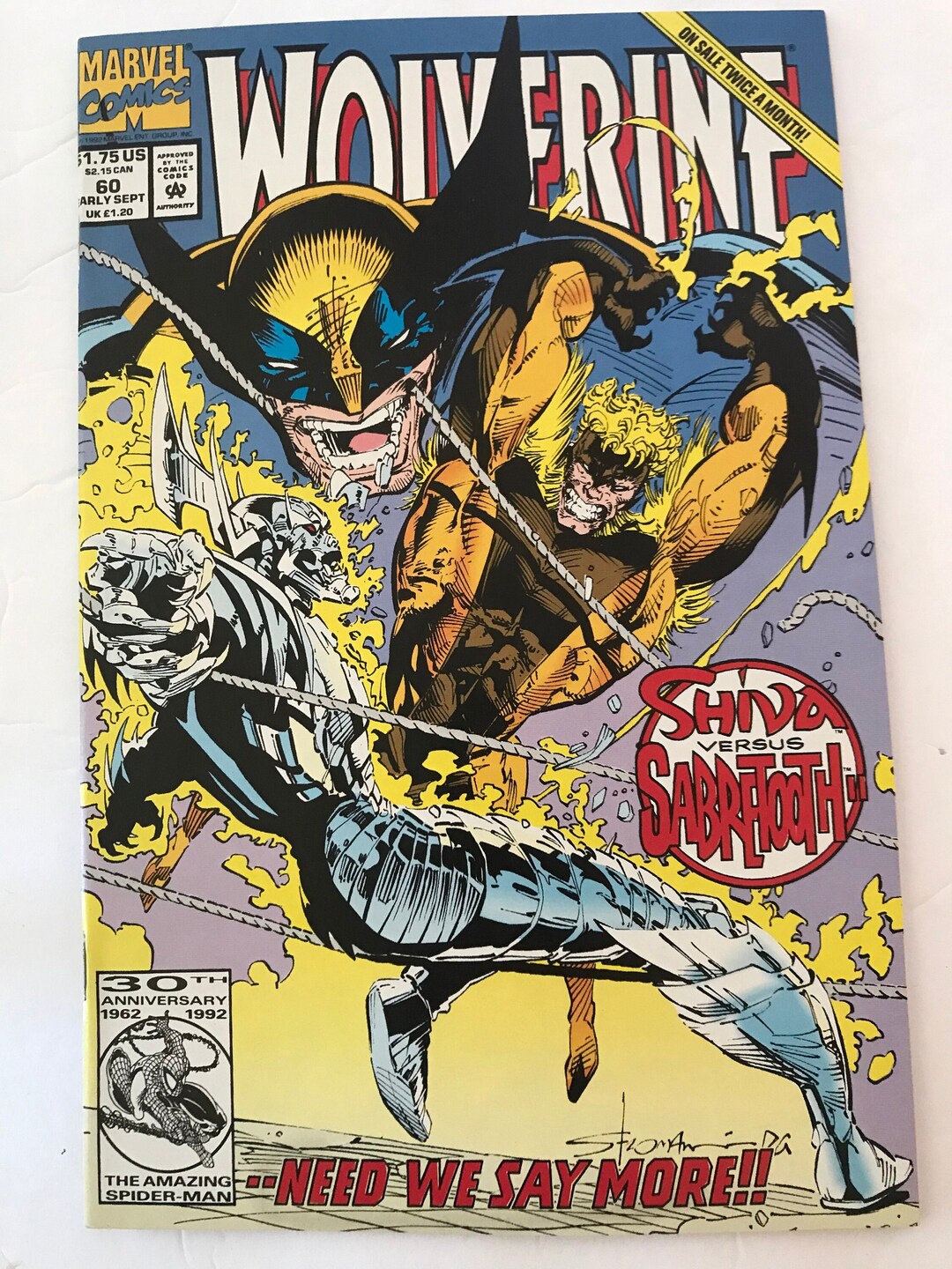 Wolverine 60 (larry Hama Larry Stroman Art. VF/NM Condition, Marvel ...