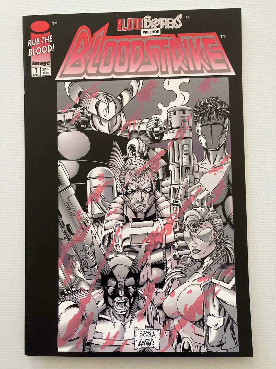 Rob Liefeld's Bloodstrike 1 First Thermal Reactive Ink Cover Comic x ...