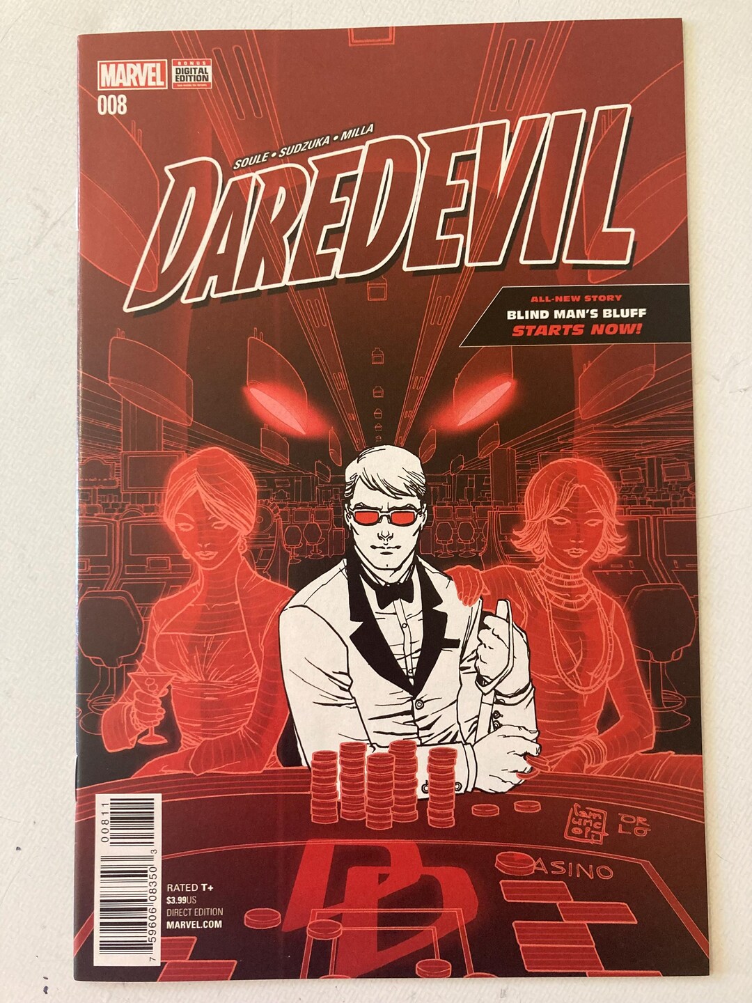Daredevil 8 - Bling Man's Bluff - Dark Arts Lead-in (marvel Comics, VF ...