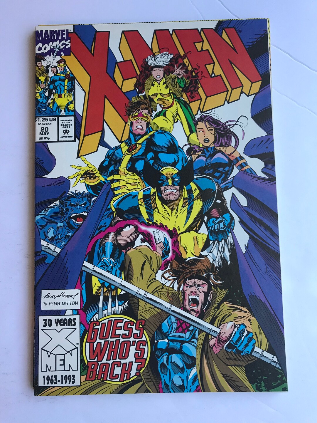 X-men 20 Return of Psylocke VF/NM Marvel Comics, 1994, Wolverine ...