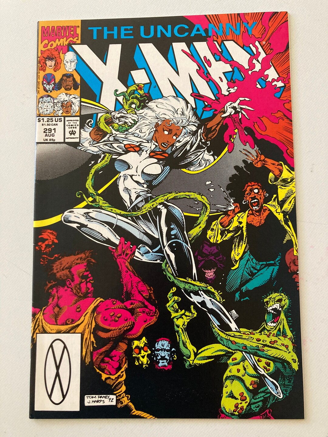 Uncanny X-men 291 Fantastic Storm Cover VF/NM Condition, 1992, Marvel ...
