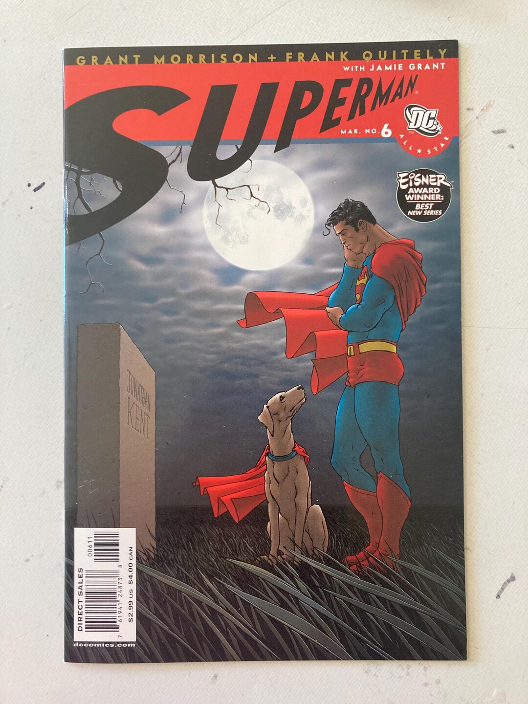 All-star Superman 6 - Death of Jonathan Kent - First Allstar Krypto ...