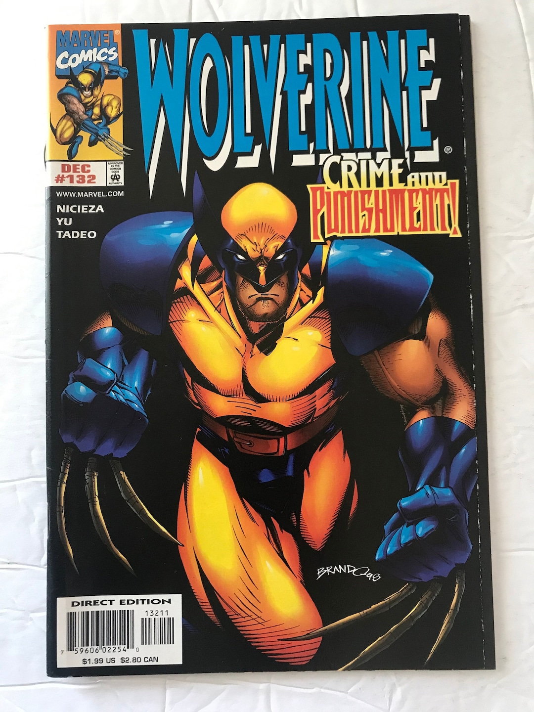 Wolverine 132 - Early Art of Leinil Yu! (1999, VF/NM, First Print ...