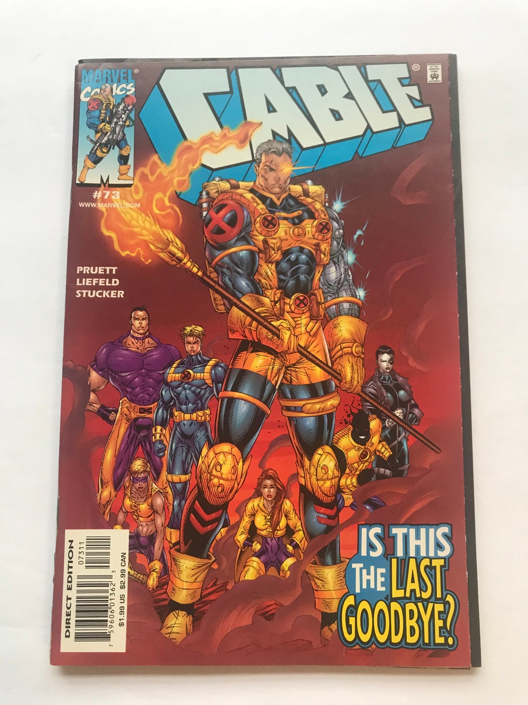 Cable 73 - Rob Liefeld - the Twelve (1991, VF Condition, Marvel Comics ...