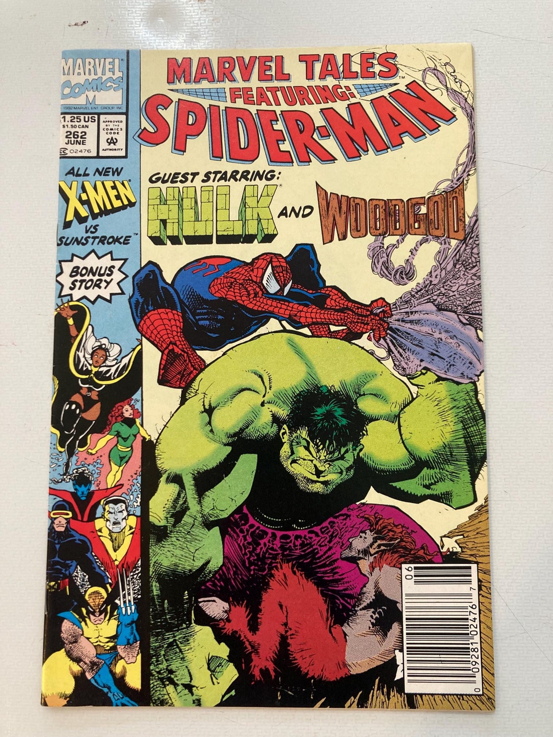 Rare Marvel Tales 262 Spider-man , Hulk, X-men Newsstand Edition Sam ...