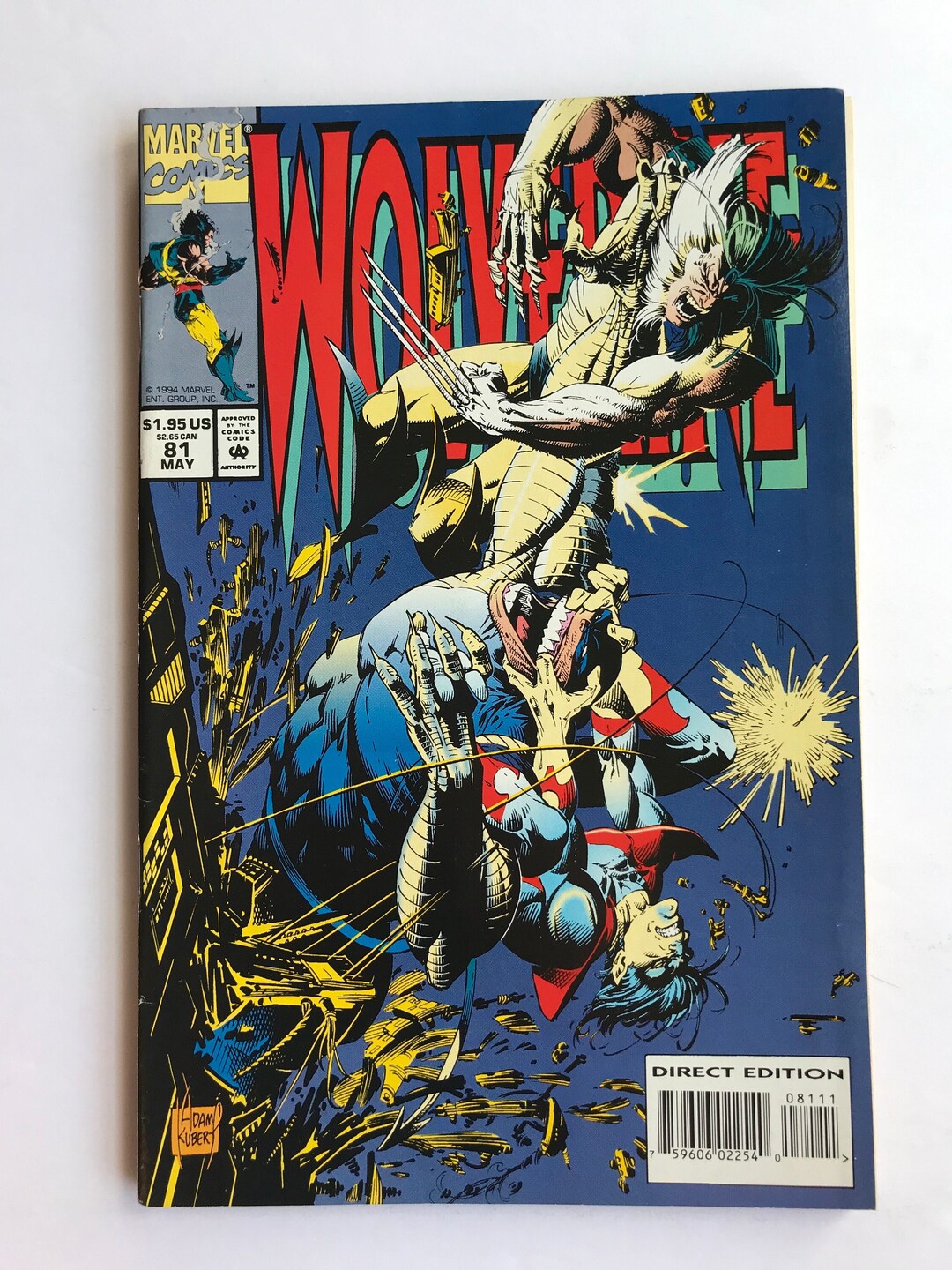 Wolverine Comic 81 Marvel Masterprint Cards Intact in Spine marvel ...