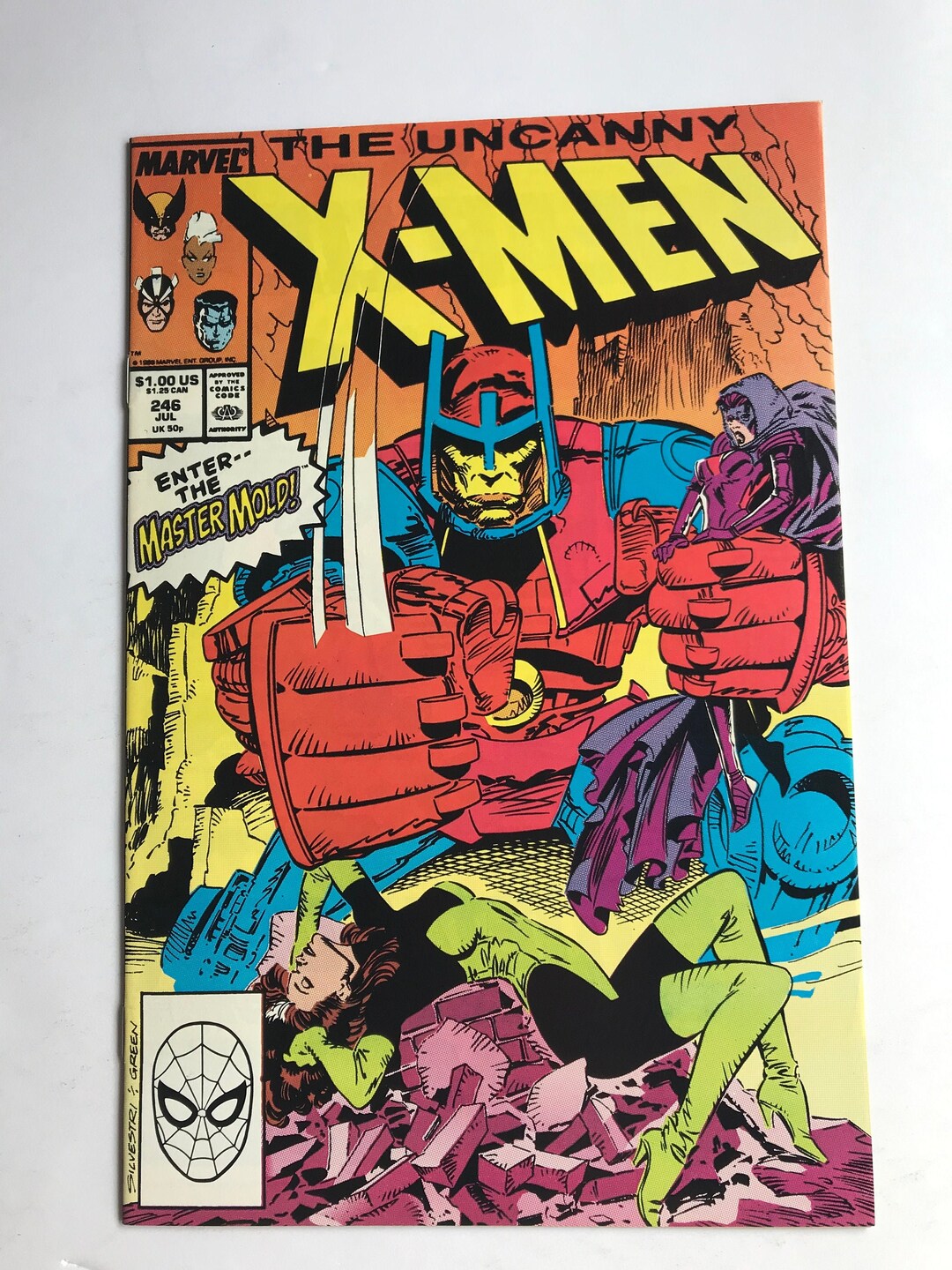Uncanny X-men 246 (very Fine/nm, Marvel Comic Books Lot, 1981, Marc ...