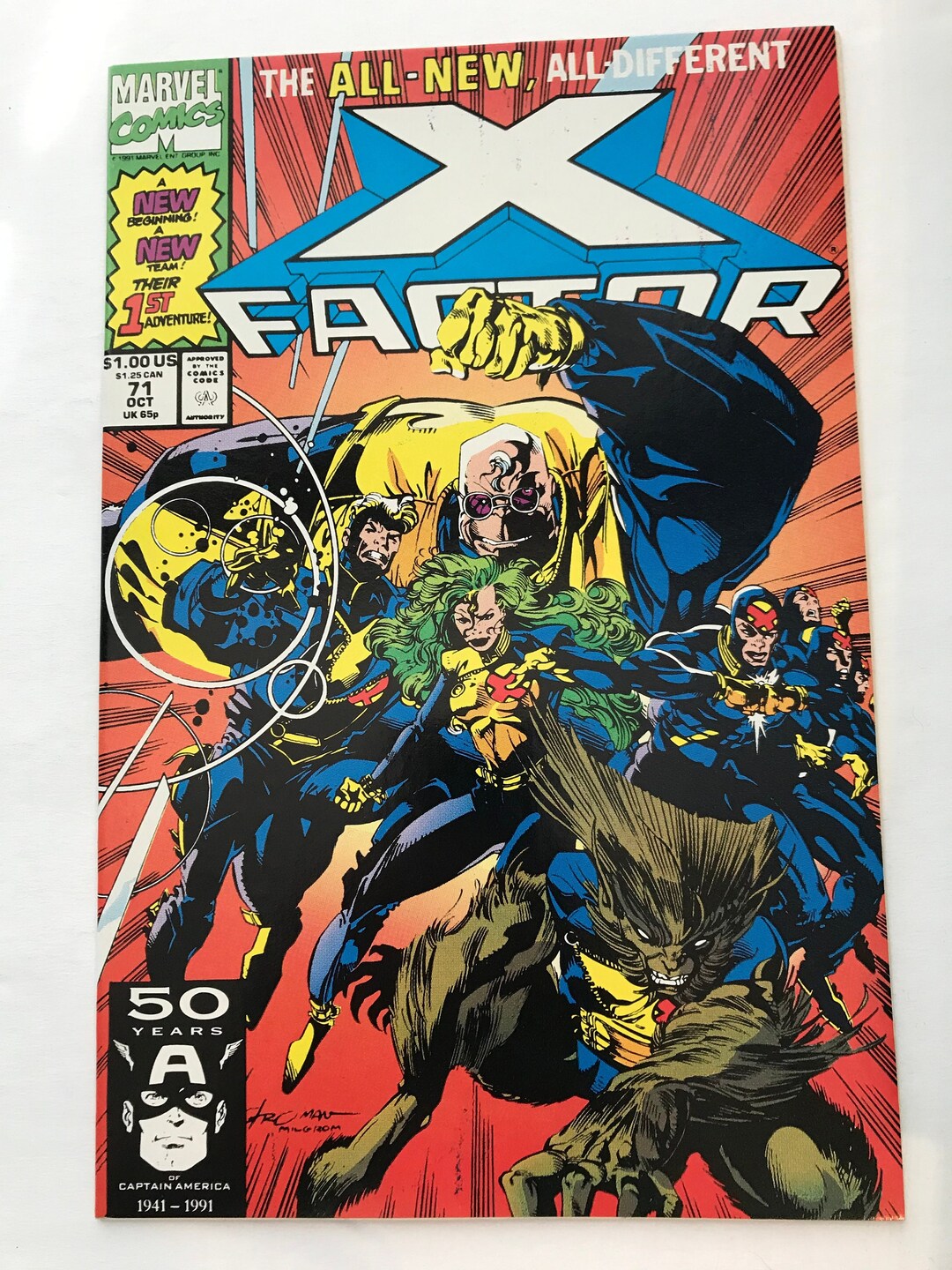 X-factor 71 First Appearance of the All New Team x-force, X-factor ...