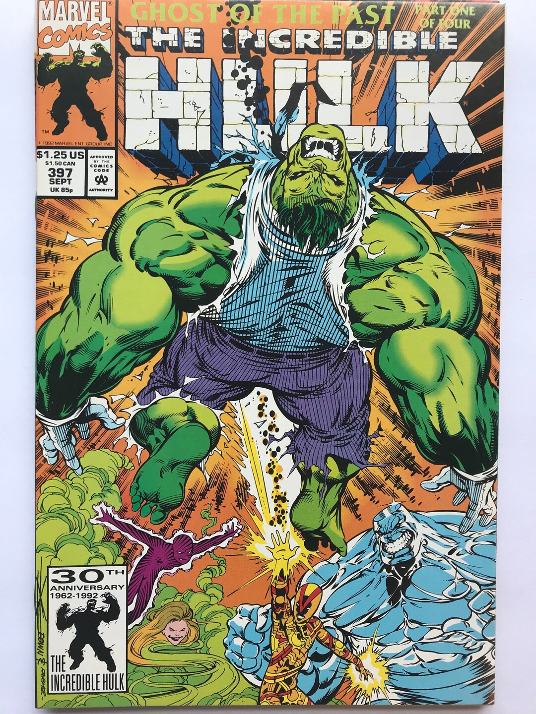 The Incredible Hulk Issues 397 ghosts of the Past, VF/NM, Marvel Comics ...