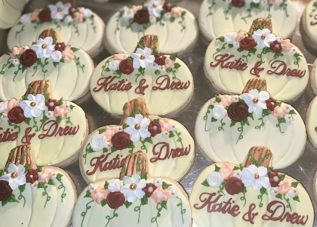 Fall Themed Wedding Cookies - Etsy