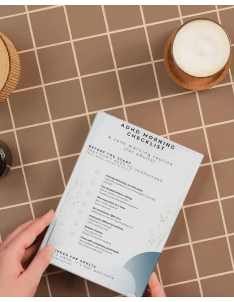 ADHD Morning Routine Checklist for Kids – Calm Morning Without Yelling ...