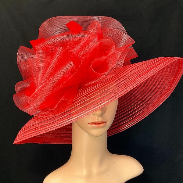 Red Derby Hat - Etsy