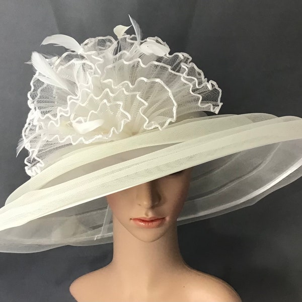 Ivory Derby Hat - Etsy