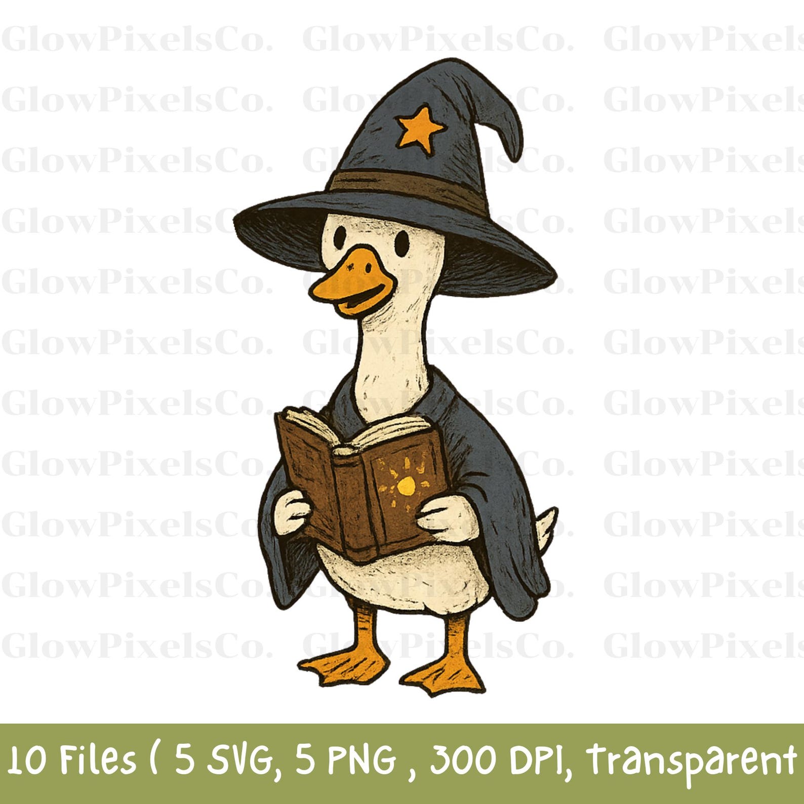 Halloween Goose Clipart Bundle: Mummy, Vampire, Wizard (PNG, SVG ...