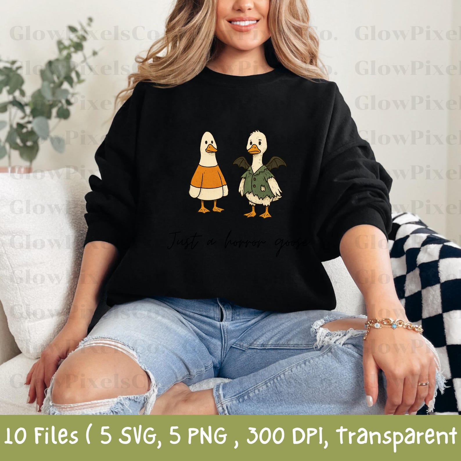 Halloween Goose Clipart Bundle: Mummy, Vampire, Wizard (PNG, SVG ...